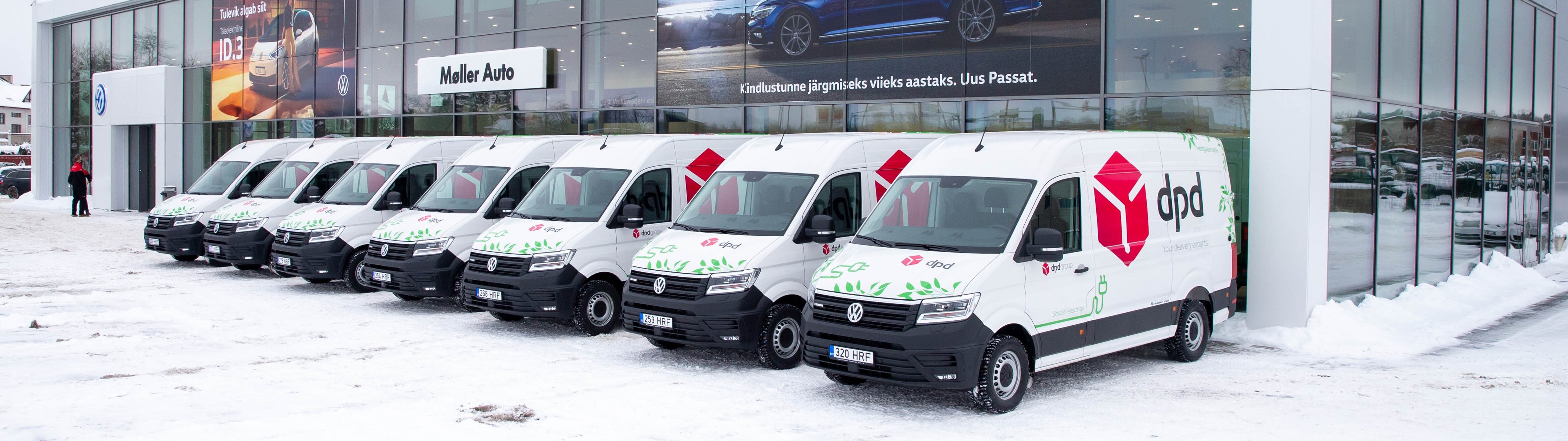 Volkswagen e-Crafter astus kullerfirma DPD ridadesse | Møller Auto - Eesti